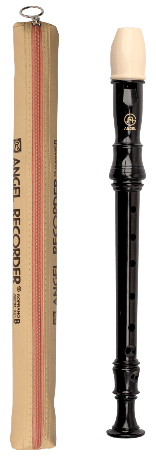 Recorder, 3 piece – Angel, curved bell | Music Works Magic