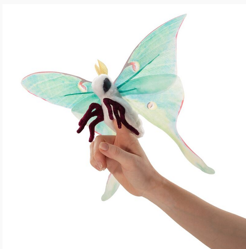 Mini Luna Moth Puppet | Music Works Magic